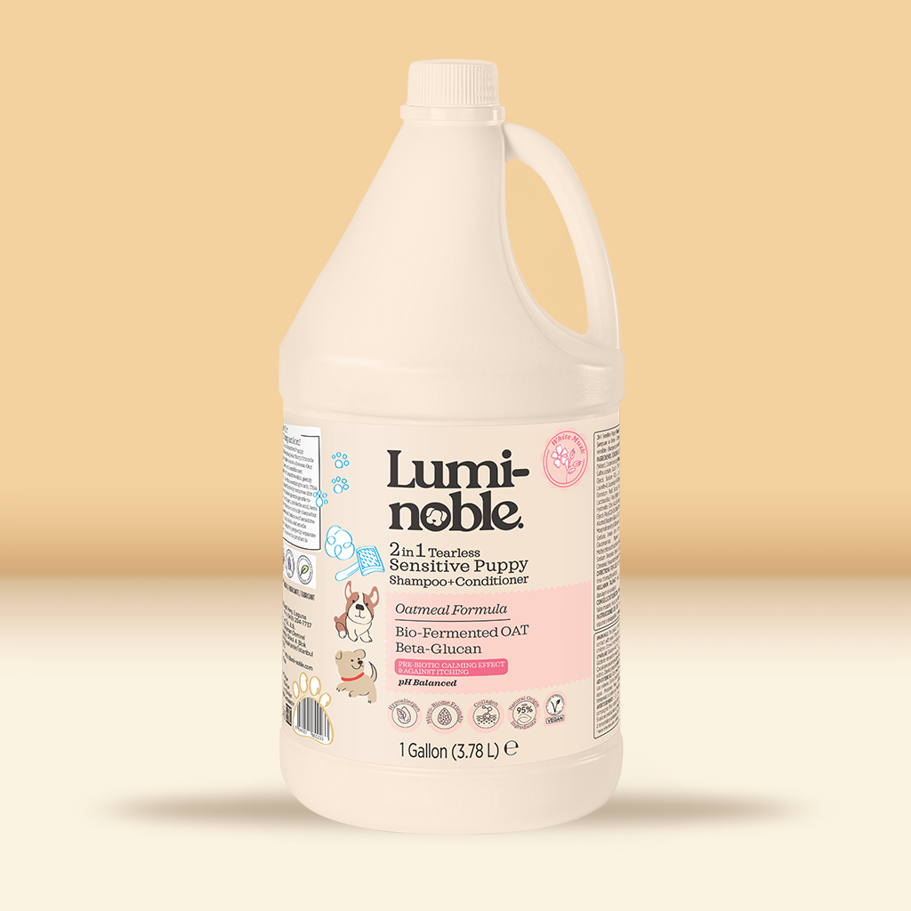 1 Gallon Puppy Shampoo & Conditioner | Hypoallergenic 2-in-1 Oatmeal ...
